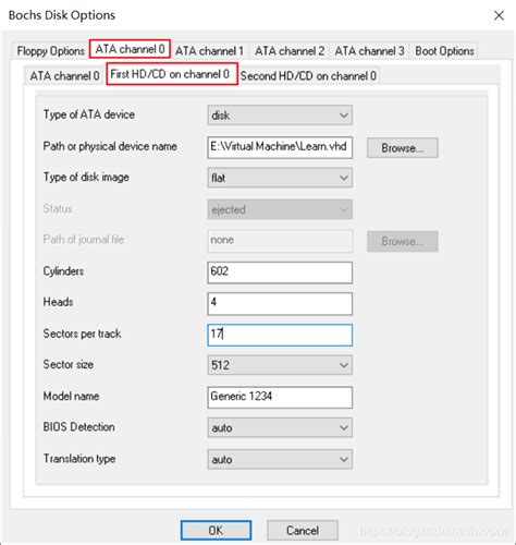 Bochs虚拟机 And 编写主引导扇区程序并执行bochs Vhd Csdn博客