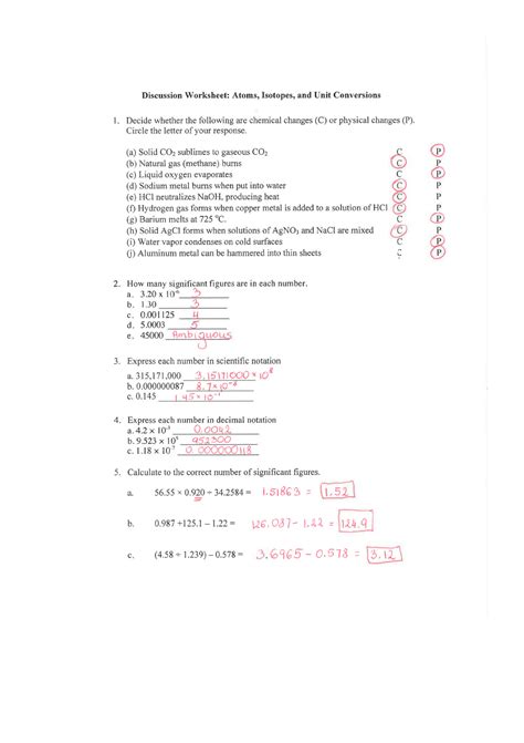 Unit Conversion Worksheet Chemistry Chemistry Unit Conversion Tpt