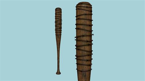 Lucille Baseball Bat Wooden D D Model By Gsommer