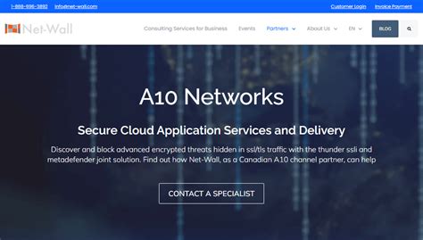 A Net Wall Cybersecurity Products And Services In Montreal