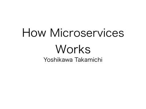 Microservices Stacks Speaker Deck