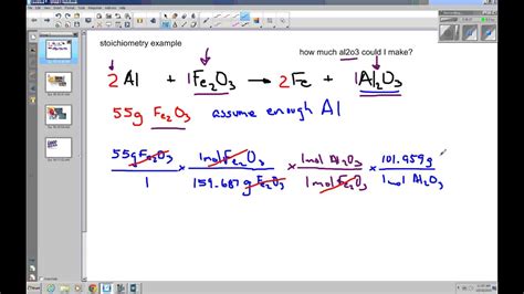 Unit 3 Stoichiometry Problem Examples Youtube