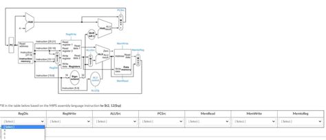 Solved All The Options For Every Table Section Are The Chegg Com