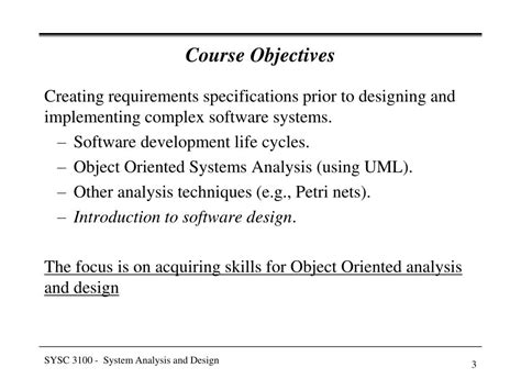 Ppt Sysc 3100 System Analysis And Design Powerpoint Presentation