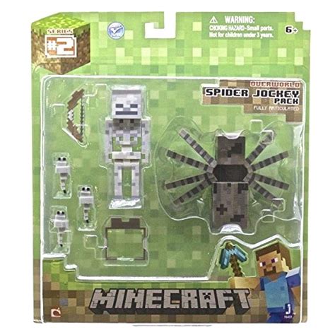 Minecraft Spider Jockey Pack Multi Color Plastic Model 16451 Toytooth