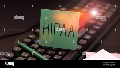 Conceptual Display Hipaa Internet Concept Acronym Stands For Health