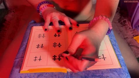 Ultra Satisfying Paper Tracing Nude Asmr