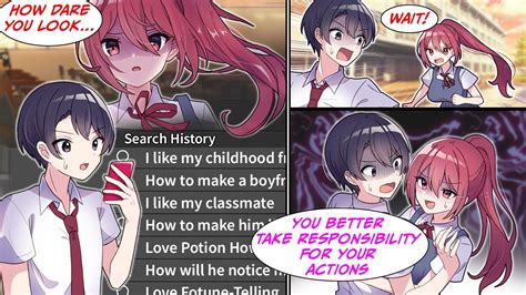 Manga Dub She Caught Me Looking Through Her Search History And It