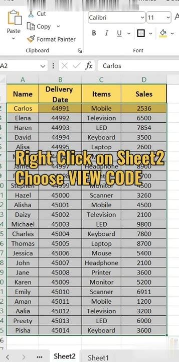 Highlight Full Row Exceltech Excel Tricks Exceltips Excelacademy Exceltricks