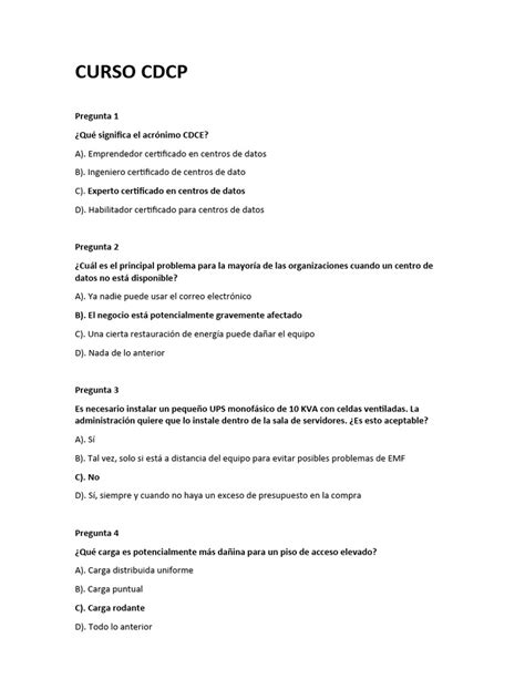 Curso Cdcp Pdf Ingenieria Eléctrica Informática