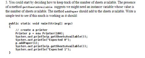 Solved For This Assignment You Will Implement One Class Chegg Com