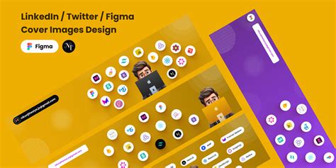 Linked In Twitter Figma Cover Banner Image Design Figma