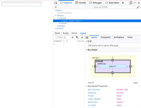 Html Input Width Difference Ubuntu 18 Gnome Firefox And Chrome Stack Overflow