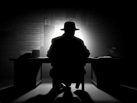 Premium Photo Hacker In A Hoodie Sitting At His Computer