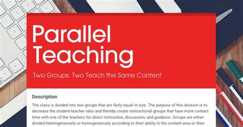 Parallel Teaching Smore Newsletters
