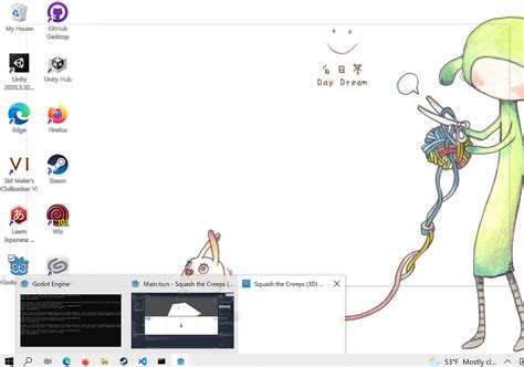 can t see the game in debug mode r godot