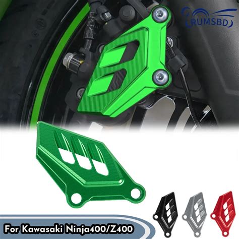 오토바이 앞바퀴 디스크 브레이크 캘리퍼 커버 가와사키 닌자 400 Z400 2018 2023 마운트 디스크 캘리퍼 보호 보드 Aliexpress