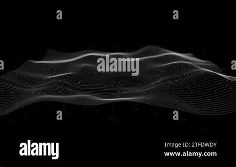 Abstract Network Mesh Waving Fx Background Loop 4k Animation Of An Abstract Fractal Background