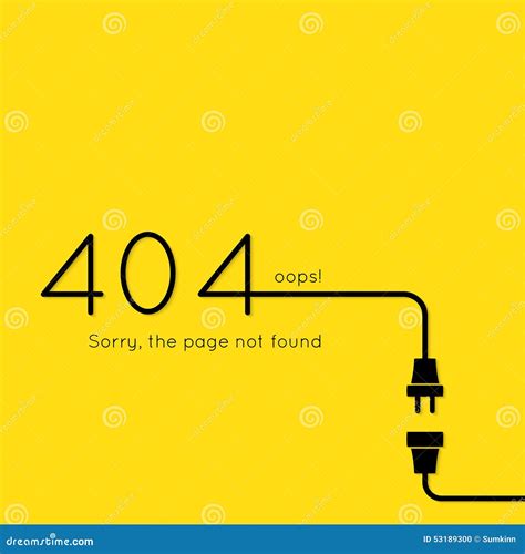 Connection Error Stock Vector Illustration Of Illustration