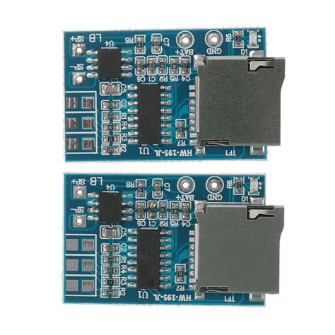 2pcs Gpd2846a Tf Card Mp3 Decoder Board 2w Amplifier Module 3 7v 5v For Arduino Gm Power Supply