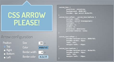 Css Css Arrow Please G N Rateur De Box Avec Fl Che En Css Julie
