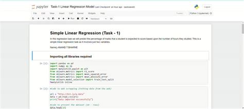 Completed Task1 Of Data Science And Business Analytics Anand Bharne