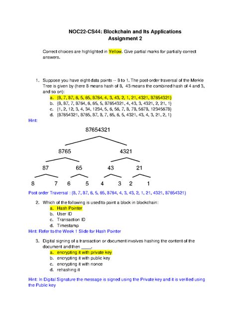 Noc Cs Assignment Sol Noc Cs Blockchain And Its