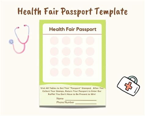 Passport Template For Teachers