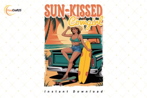 Cowgirl Summer Png Western Cowgirl Png Graphic By Pixelcraft25