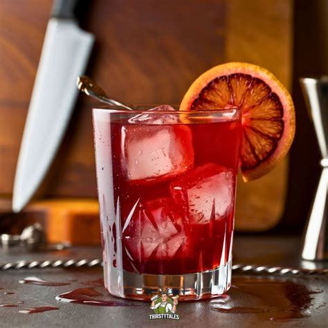 Blood Orange Negroni Cocktail Recipe Thirsty Tales