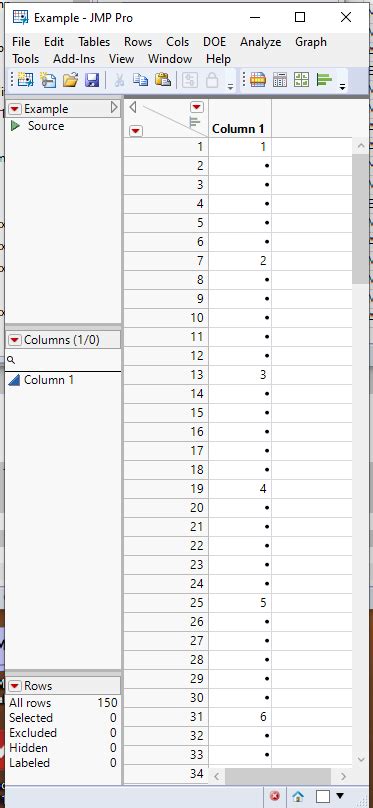 Solved Add Rows Question Jmp User Community