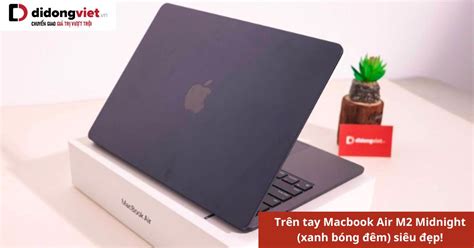 Tr N Tay Macbook Air M Midnight Xanh B Ng M Si U P