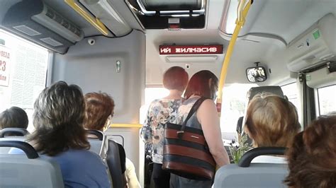 Странная бегущая строка в рязанском автобусе - YouTube