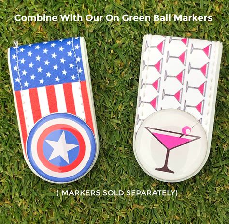Magnetic Golf Ball Marker Hat Clip Designer Golf Ball Marker Clip