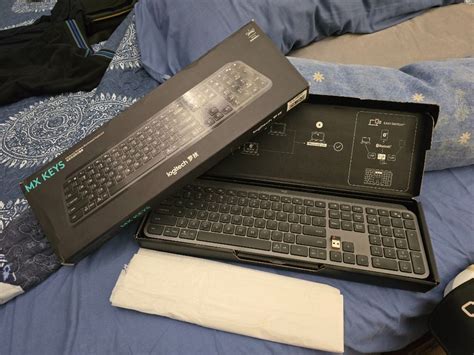 Logitech MX Keys Full Sized Wireless Keyboard Computers Tech Parts Accessories Computer