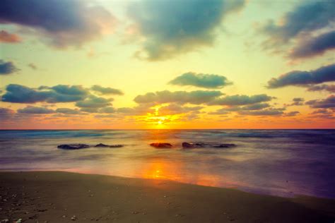 Sunrise Beach Sky Landscape