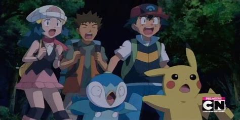 Dawn Brock Piplup Ash Ketchum And Pikachu Pokemon People Pokemon