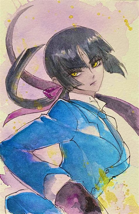 Seto Satoru Lulu Bell Dgray Man Highres 1girl Black Hair Blue