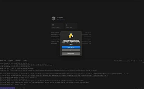 After Updating Remote Ssh No Longer Works Bug Reports Cursor Community Forum