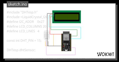 lcd và cảm biến esp32 Wokwi ESP32 STM32 Arduino Simulator