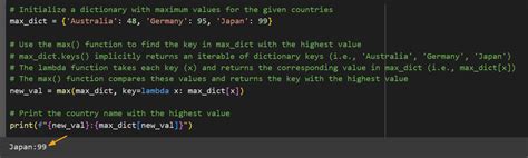 How To Find Max Value In Python Dictionary