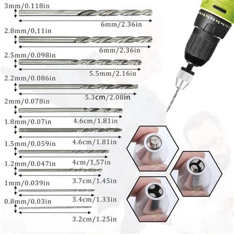 Sleutelloze Boorhouder Met Boorhouderadapters En Boren 635 Mm