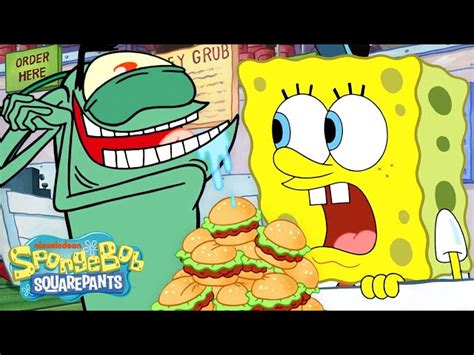 30 Minutes Of Plankton In The Krusty Krab 🍔 Spongebobofficial