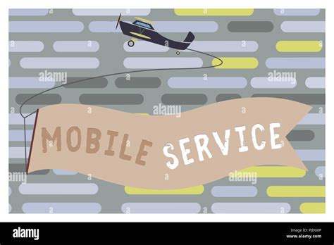 Text Sign Showing Mobile Service Conceptual Photo Radio Communication