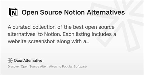 10 Best Open Source Notion Alternatives 2025
