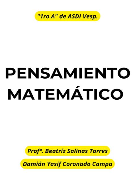 ¡holamundo Matemáticas Pdf