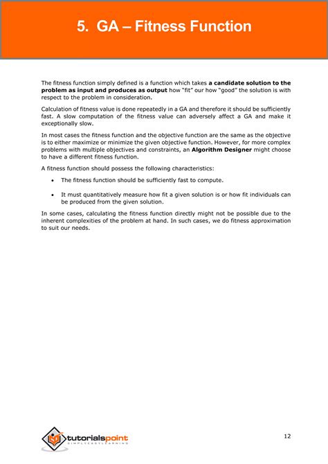 Genetic Algorithms Tutorial Pdf