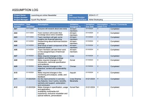 Assumption Log Hjjgghggggggggggggggggggggggggggggggggggggggg