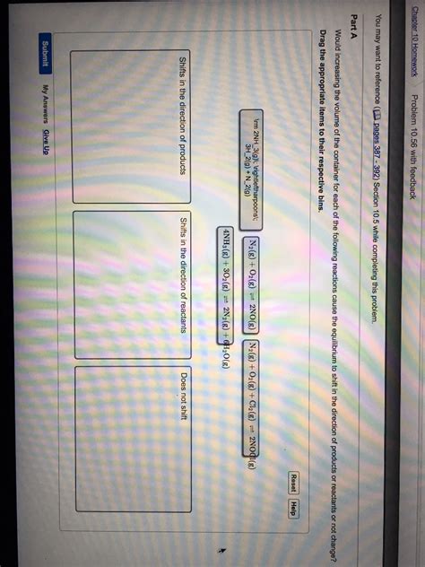 Solved Chapter 10 Homework Problem 10 56 With Feedback You