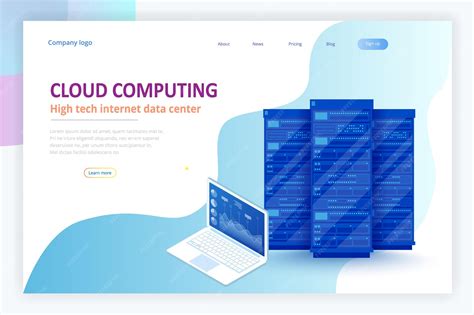 Premium Vector Big Data Storage And Cloud Computing Technology Machine Learning Artificial